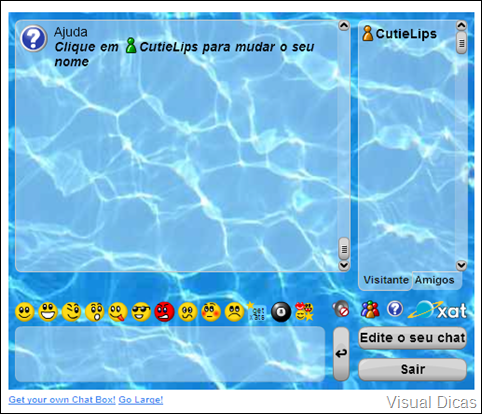 Esquente o seu Blog com um CHAT sensacional! ~ Visual Dicas